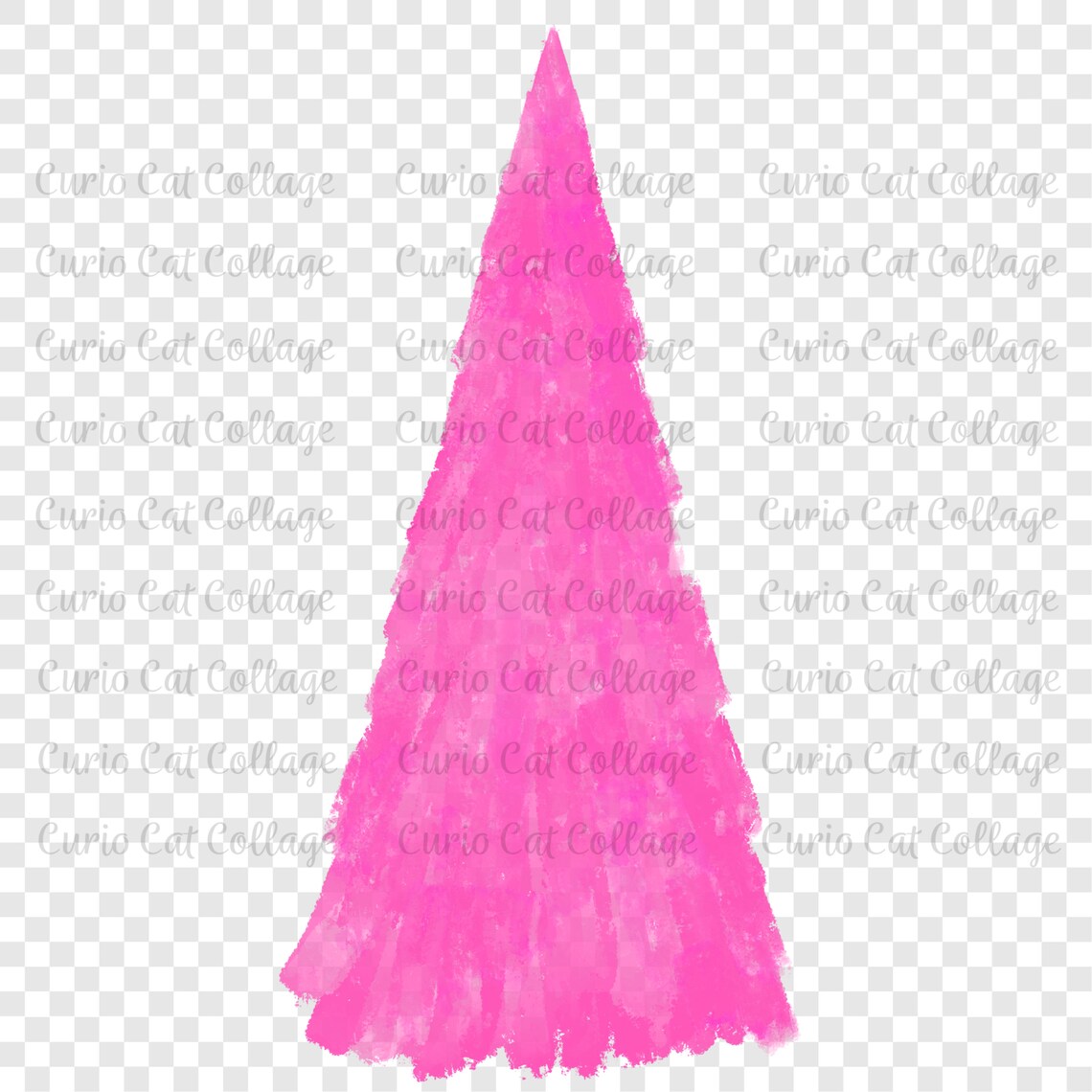 Pink Trees Clip Art Pink Christmas Sublimation Christmas - Etsy UK