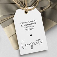Editable Graduation Gift Tags Printable Congratulations Grad - Etsy