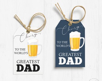 Father's Day Gift Tags Instant Download Printable - Etsy