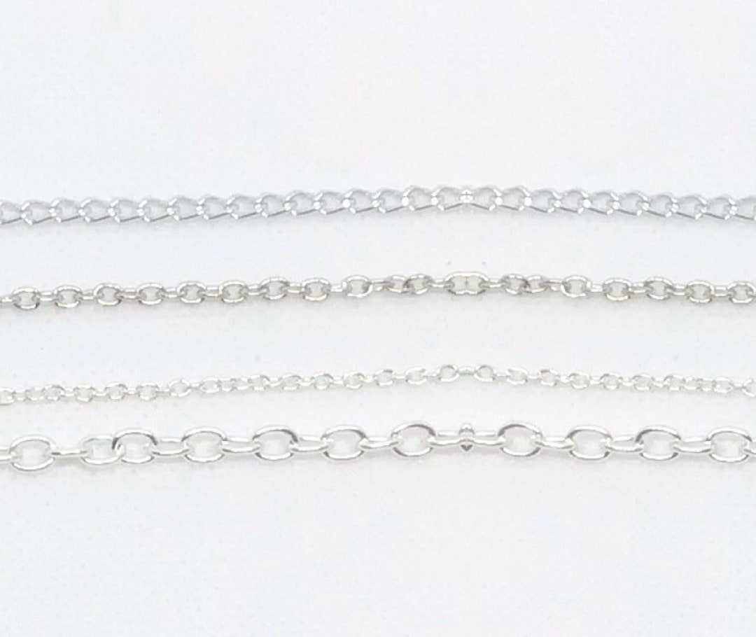 Silver Extension Chain, Necklace Extension Chain, Extension Chain for ...