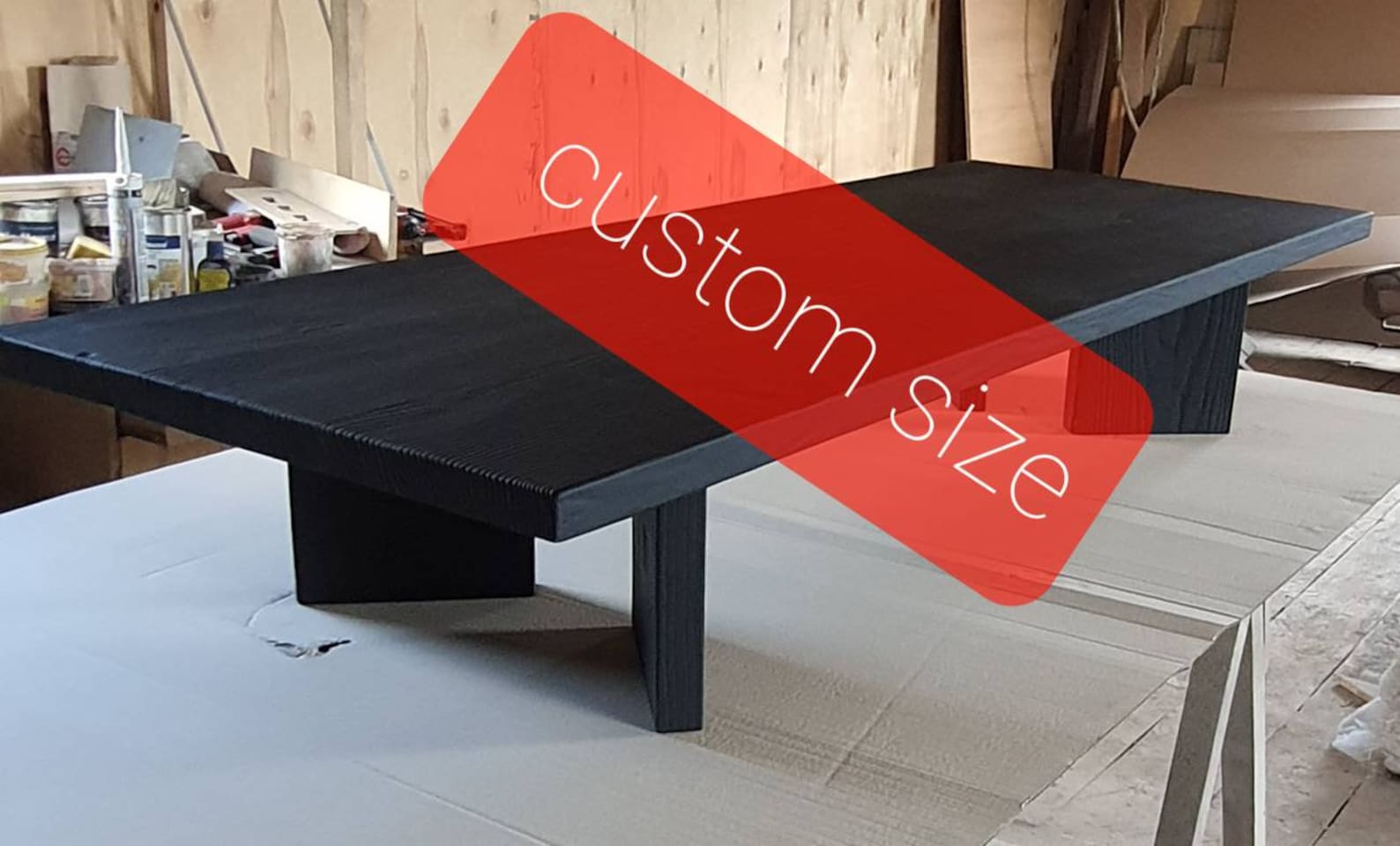 Yakisugi Coffee Table Japanese Charred Wood Tea Table | Etsy