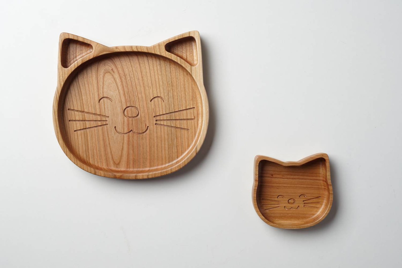 Kid's Cat Wooden Plate - Etsy