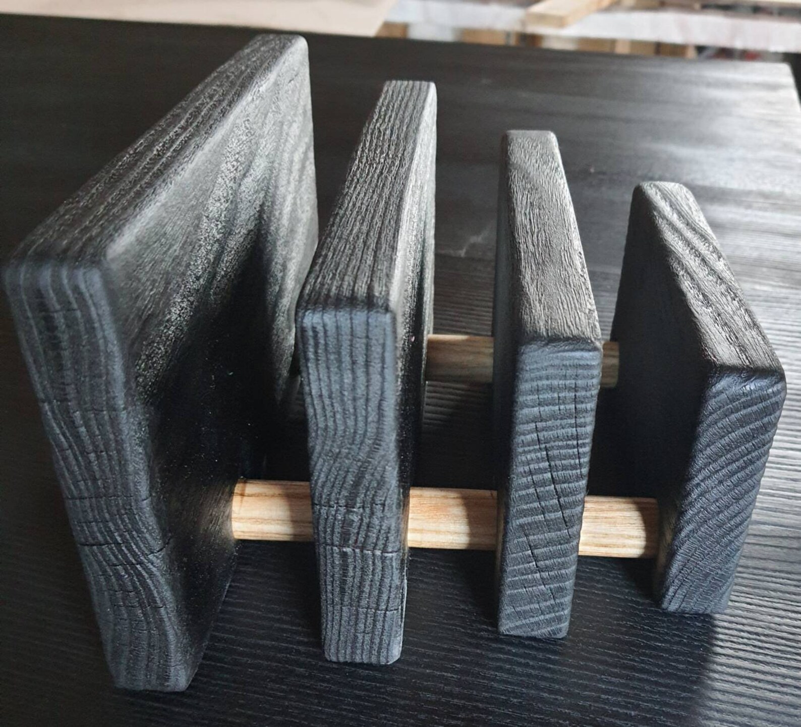 Yakisugi Cutting Board Stand Cutting Board Holder Black | Etsy