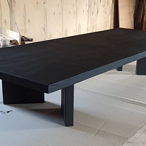 Yakisugi Coffee Table Japanese Charred Wood Tea Table | Etsy