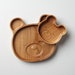 Bear Kids Plate, Wooden Plate - Etsy