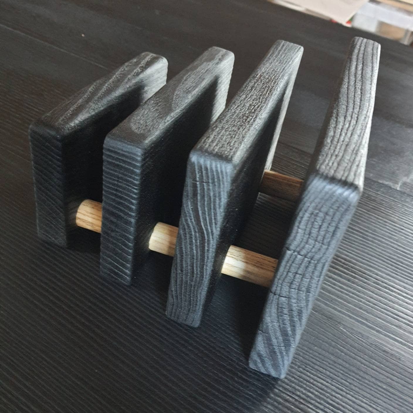 Yakisugi Cutting Board Stand Cutting Board Holder Black | Etsy