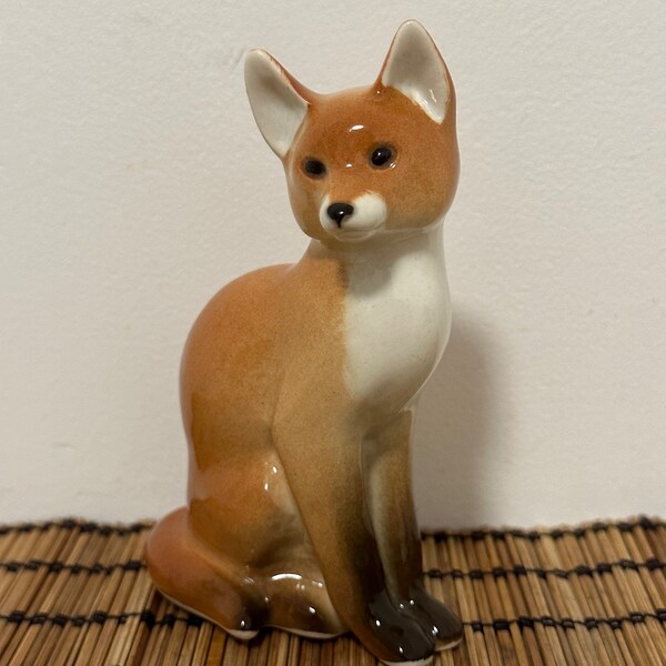 Fox Figurine - Etsy