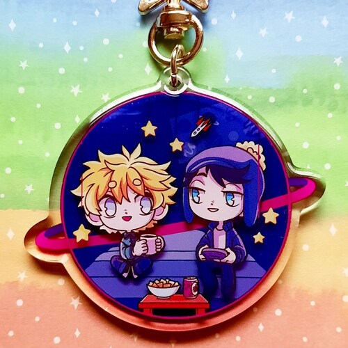 South Park Cup Craig and Tweek Keychain Charm Craig X Tweek | Etsy