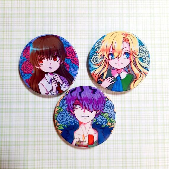 Ib Button Pins Ib Garry and Mary 45mm | Etsy