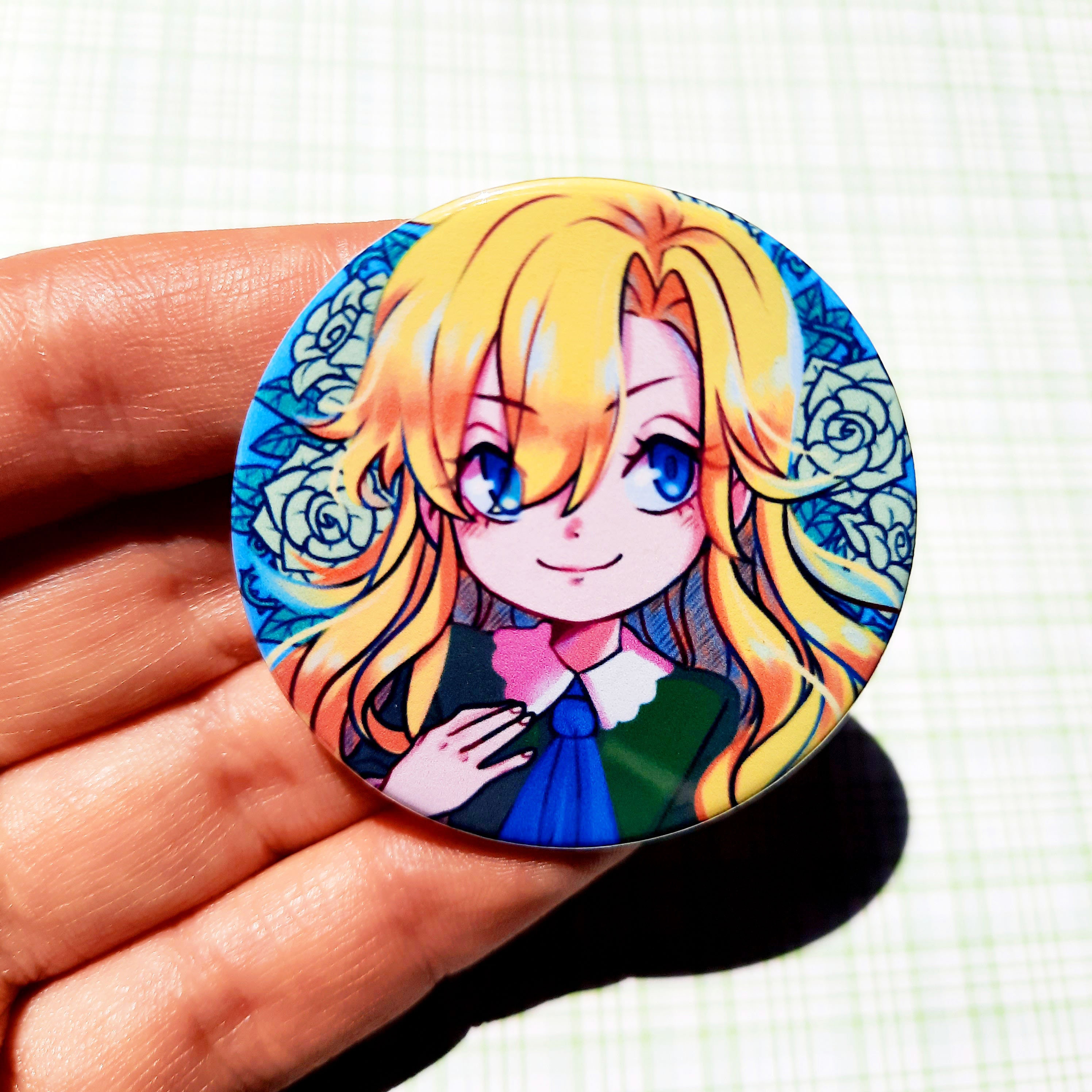 Ib Button Pins Ib Garry and Mary 45mm - Etsy Australia