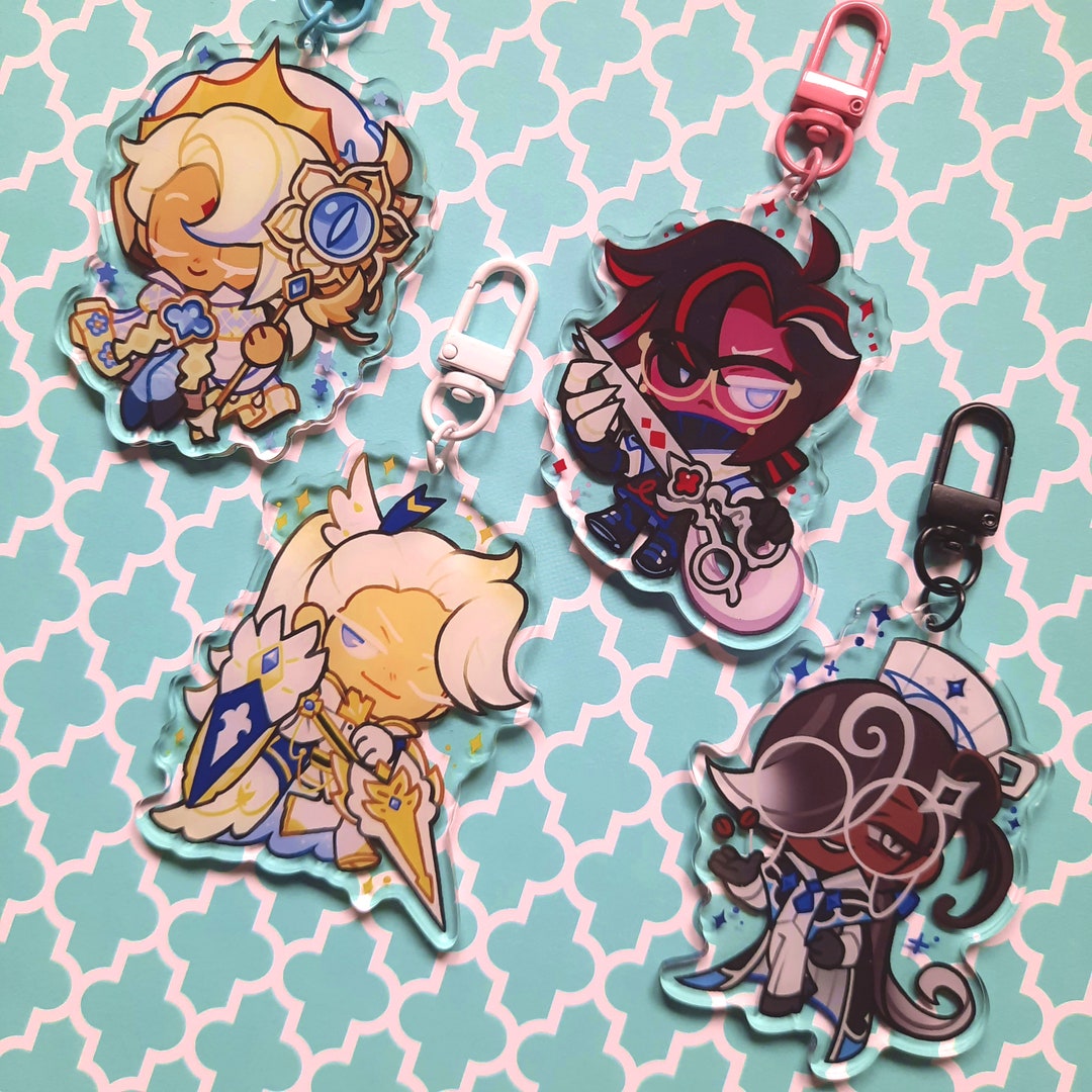 Cookie Run Inspired Costume Keychains - (3 Inch) - Etsy