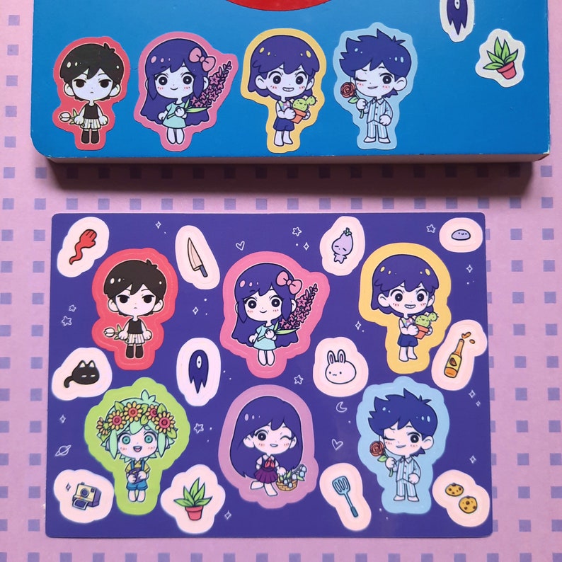 OMORI Vinyl Stickersheet - Etsy