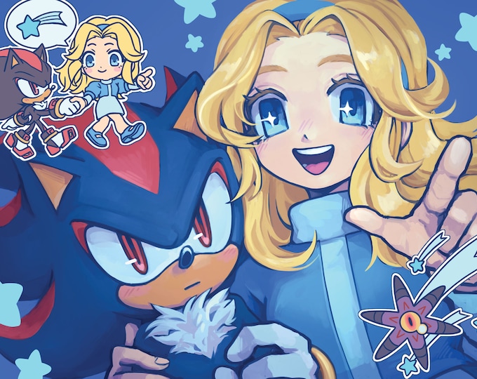 Shadow Maria Print - Etsy