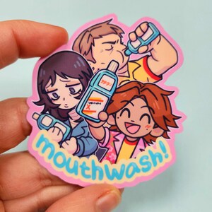 Mouthwashing Sticker and Badge - Etsy
