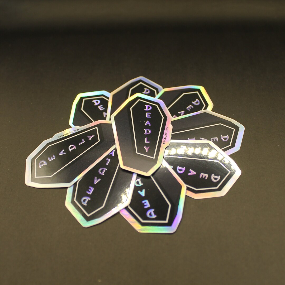 Intriguing Deadly Decal Stickers, Perfect for DIY Projects, Ideal ...