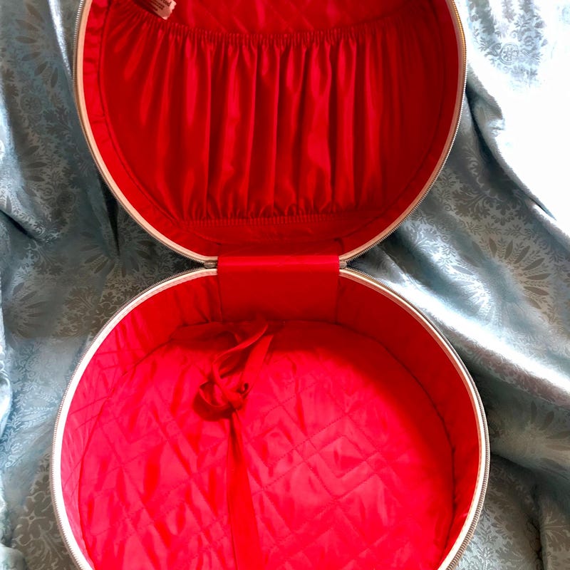 Round Suitcase - Etsy