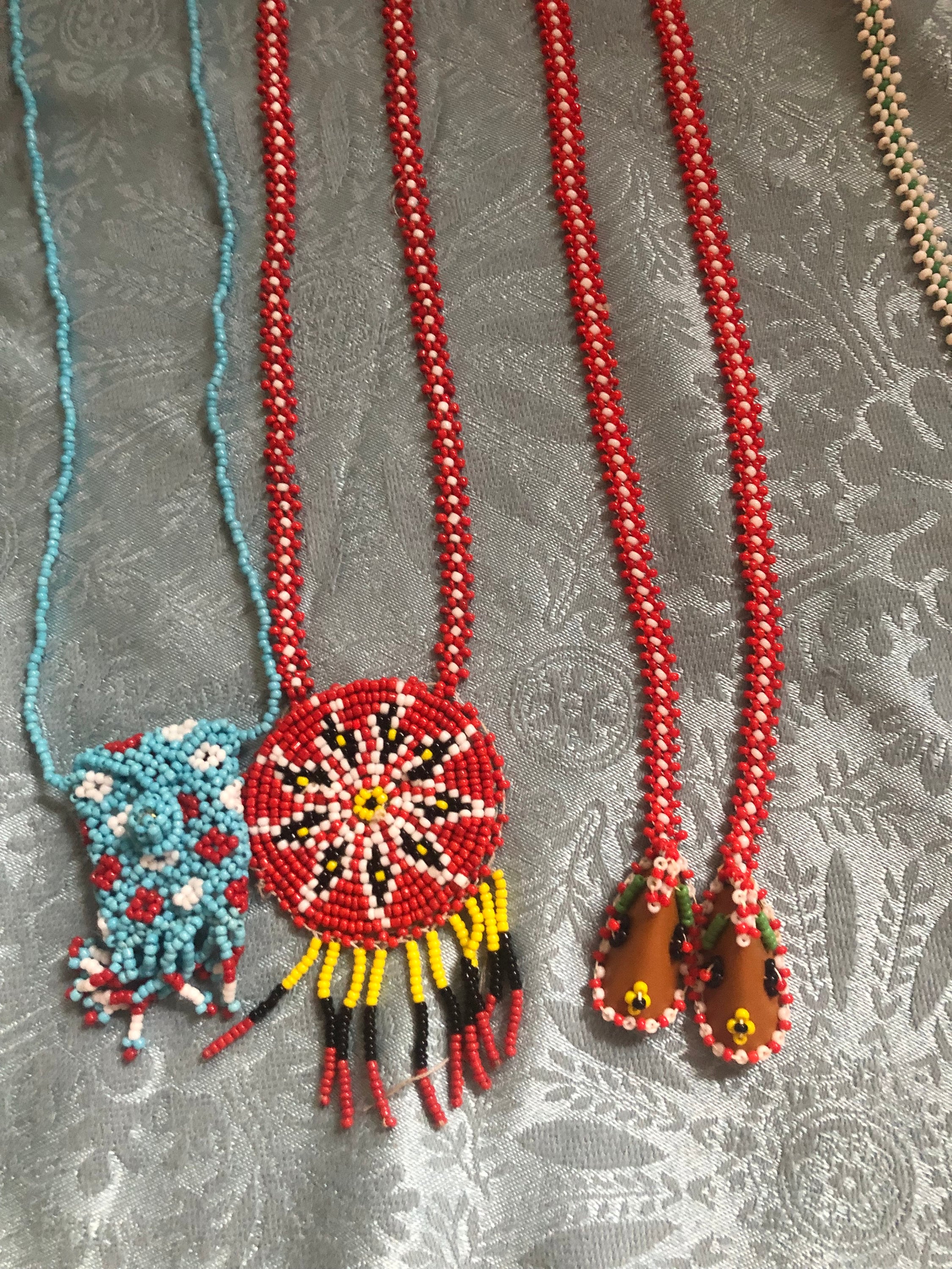 Native American Seed Bead Necklaces - Etsy