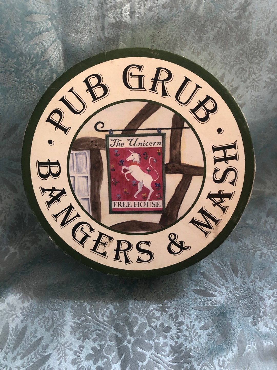 Pub Grub Bangers and Mash Plates - Etsy