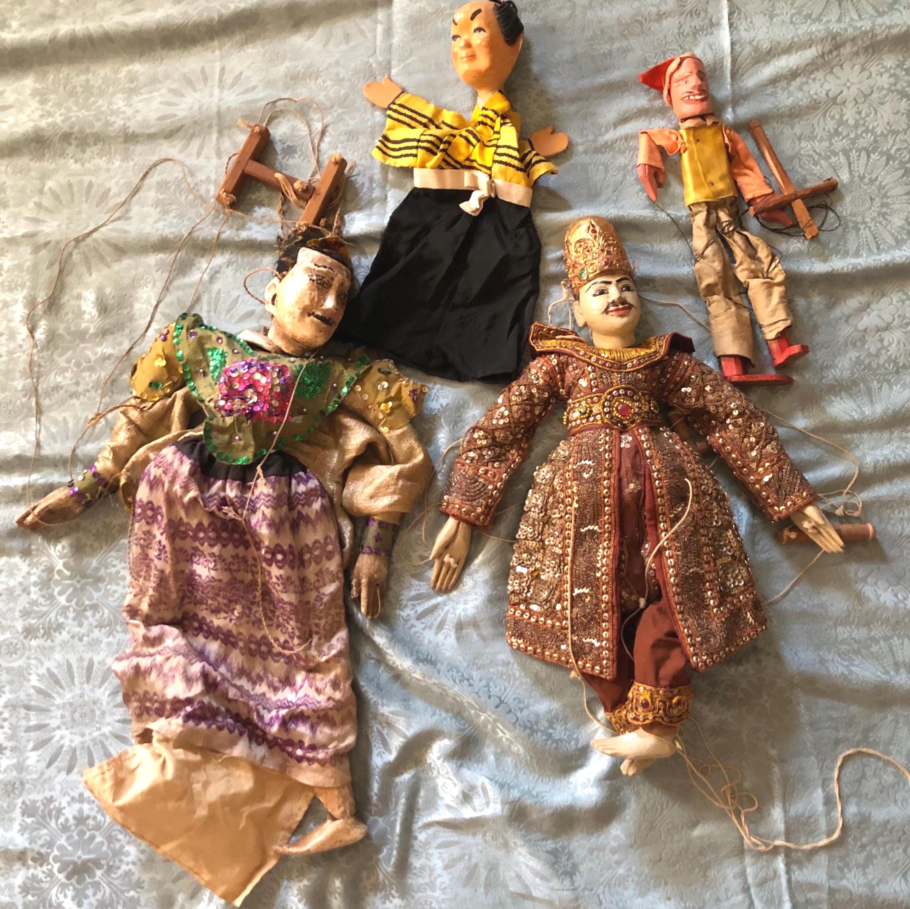 Antique Marionette Puppets - Etsy