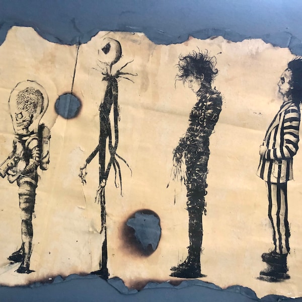 Tim Burton Art - Etsy