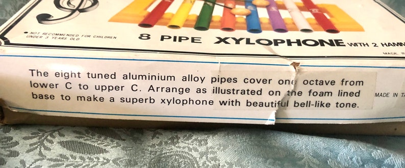 8 Pipe Xylophone in C - Etsy