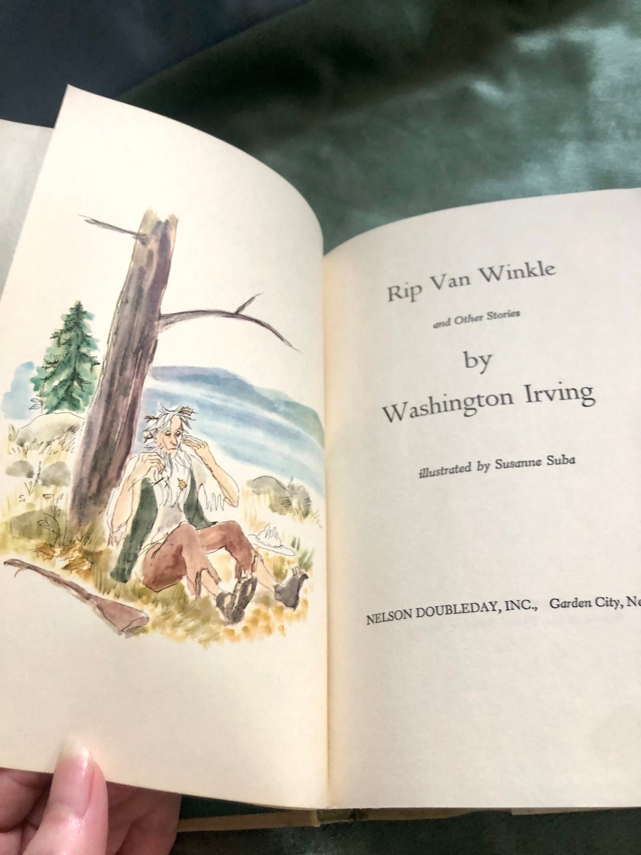 Rip Van Winkle and Other Stories by Washington Irving 1955 - Etsy