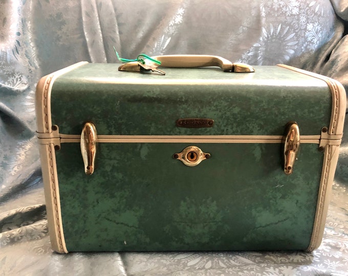 Vintage Samsonite Locking Train Case With Key - Etsy