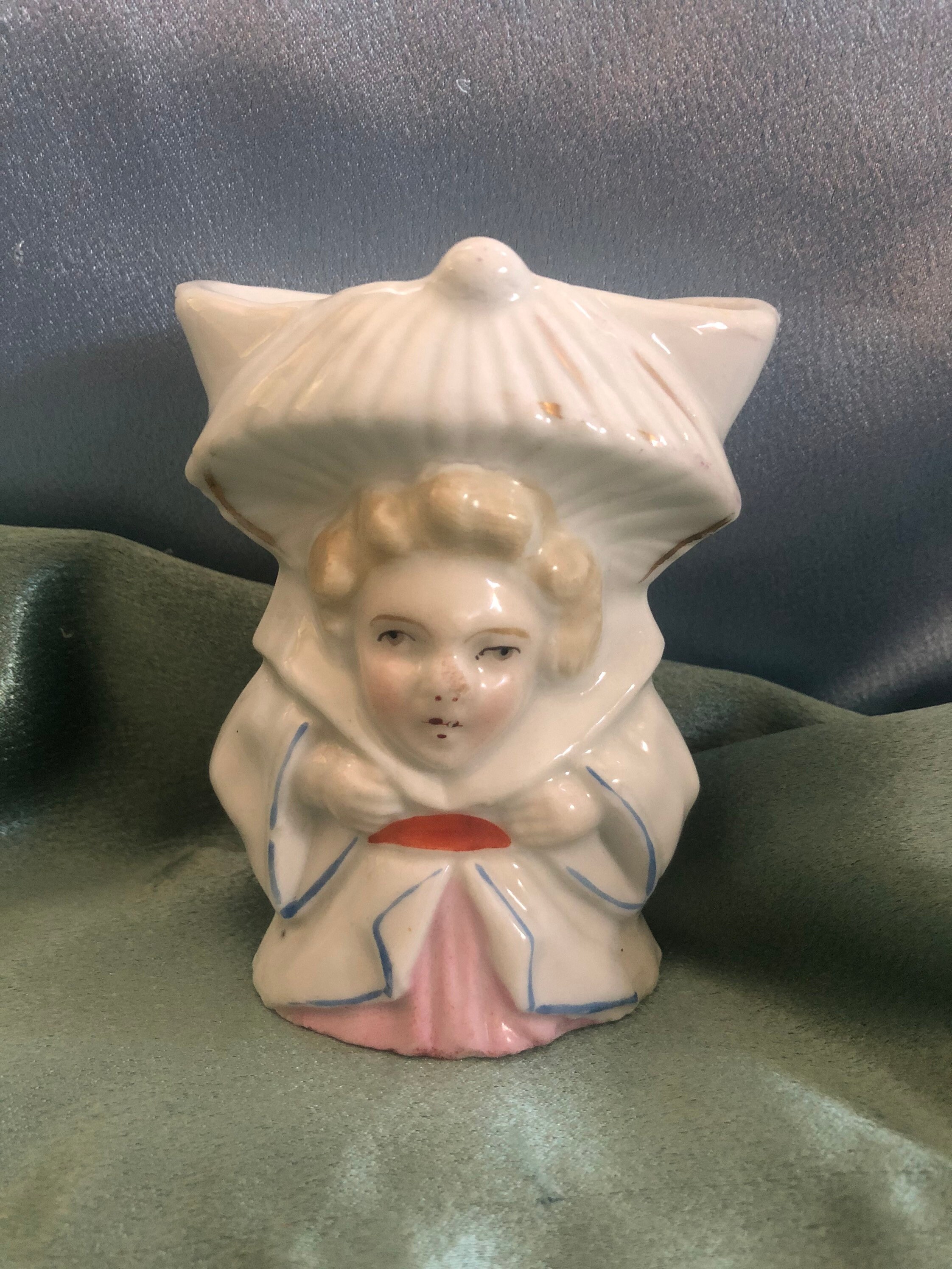 Vintage Porcelain Head Vases - Etsy