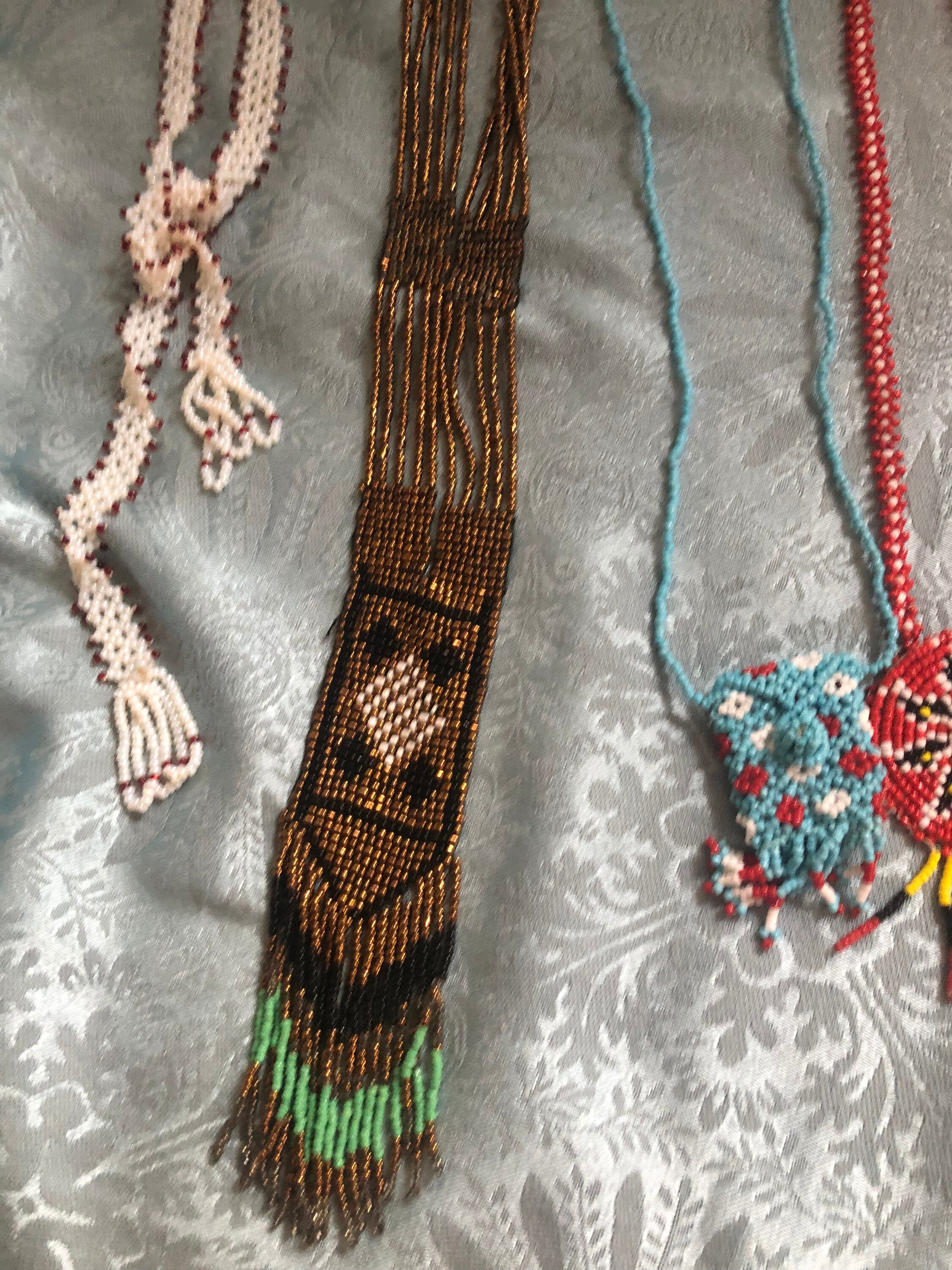 Native American Seed Bead Necklaces - Etsy