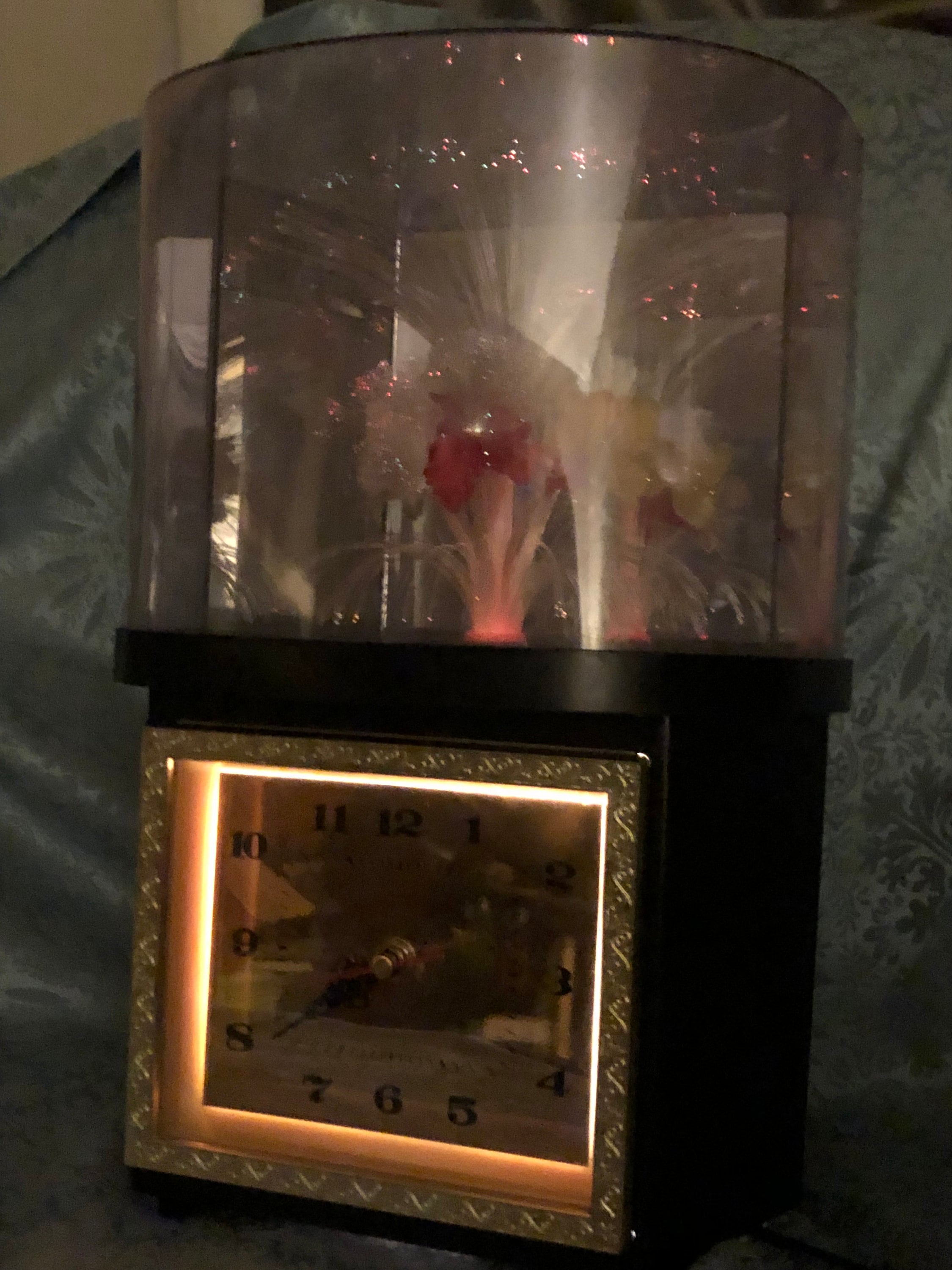 1980’s Fiber Optic Light up Clock - Etsy