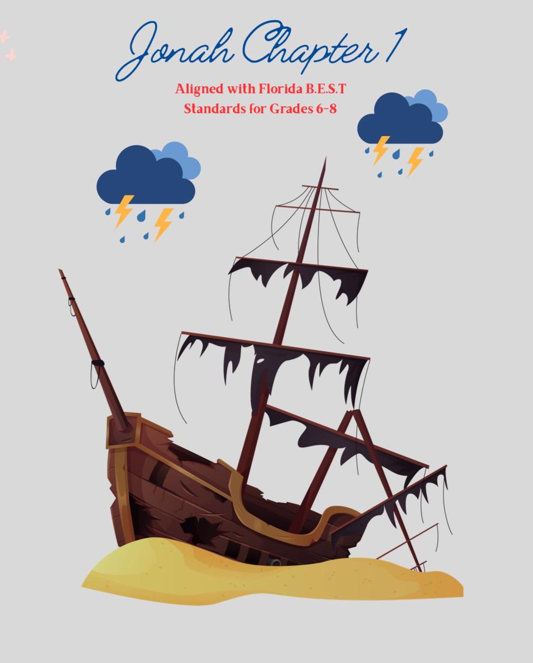 Jonah Chapter 1 Christian Homeschool Mini Unit |middle School ELA ...