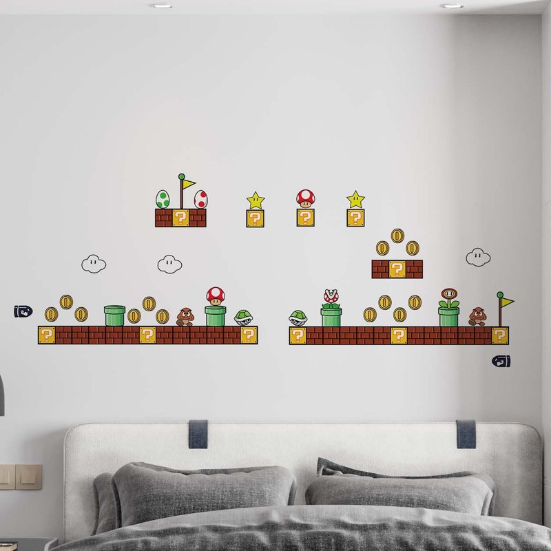Mario Wall Decal - Etsy