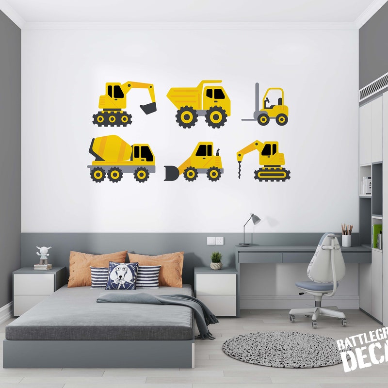 Construction Decals - Etsy