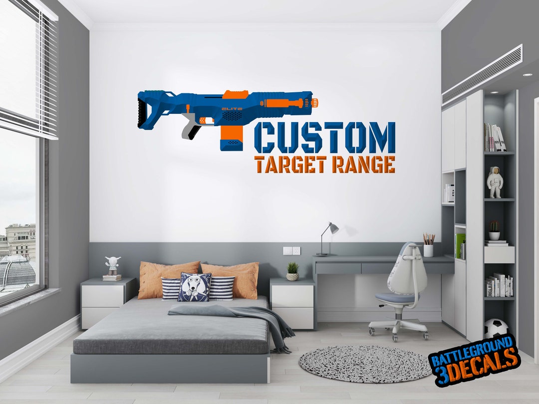 3D Ar-elite With Name - Personalized Battleground Wall Decal - Full ...