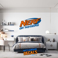Modern Nerf Logo Decal - Etsy