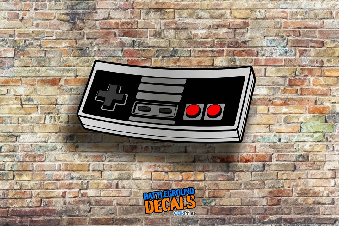 Retro NES Game Controller Sticker Multiple Sizes - Etsy