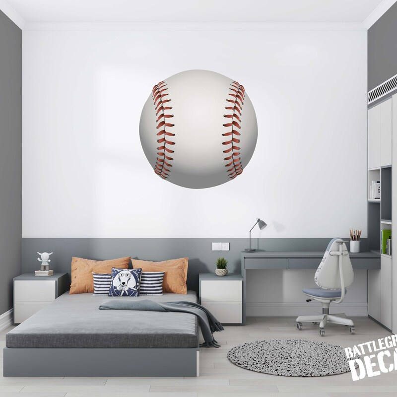 Baseball Decal Wall - Etsy