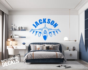 Fighter Jet Decal - Etsy
