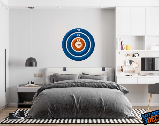 Large Target, Bullseye Decorative Vinyl Wall Art Sticker Decal Mural ...