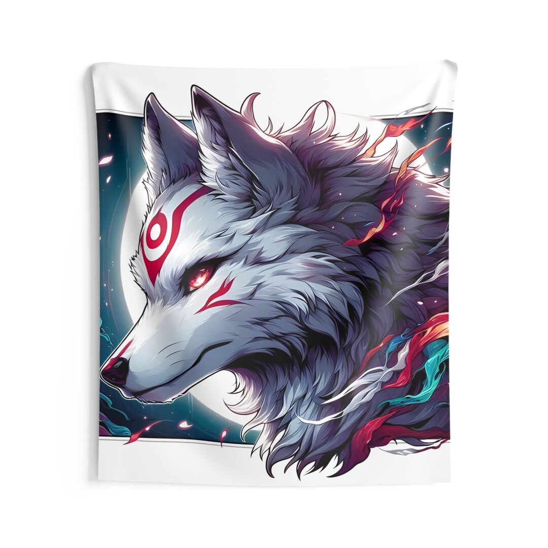 Kitsune Fox Indoor Wall Tapestries - Etsy