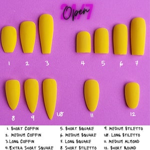 Fall Breeze Press on Nails | Coffin Shape | Stiletto Shape| Square ...