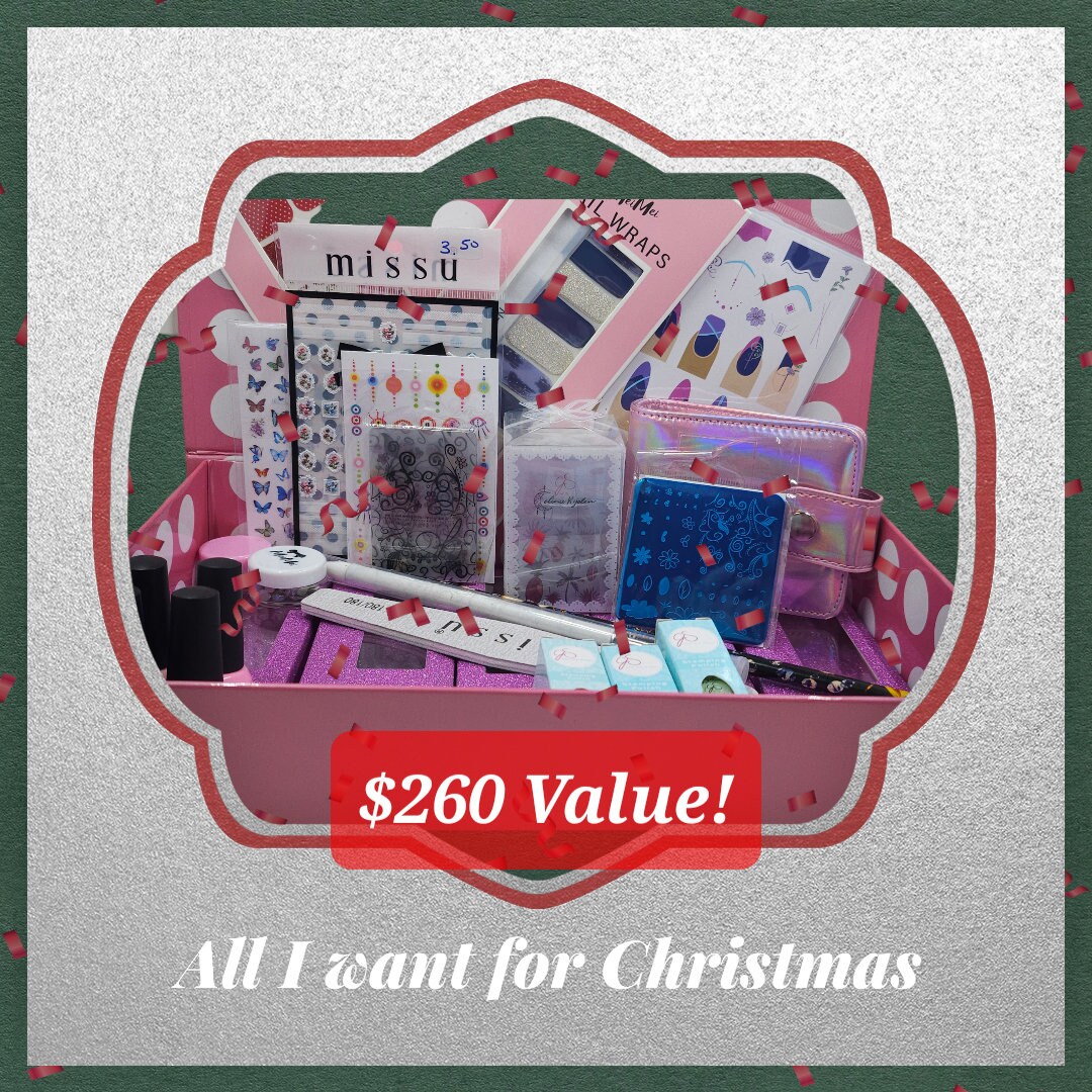 12 Days of Nail Goodies Advent Calendar: Press on Nails, Stickers ...