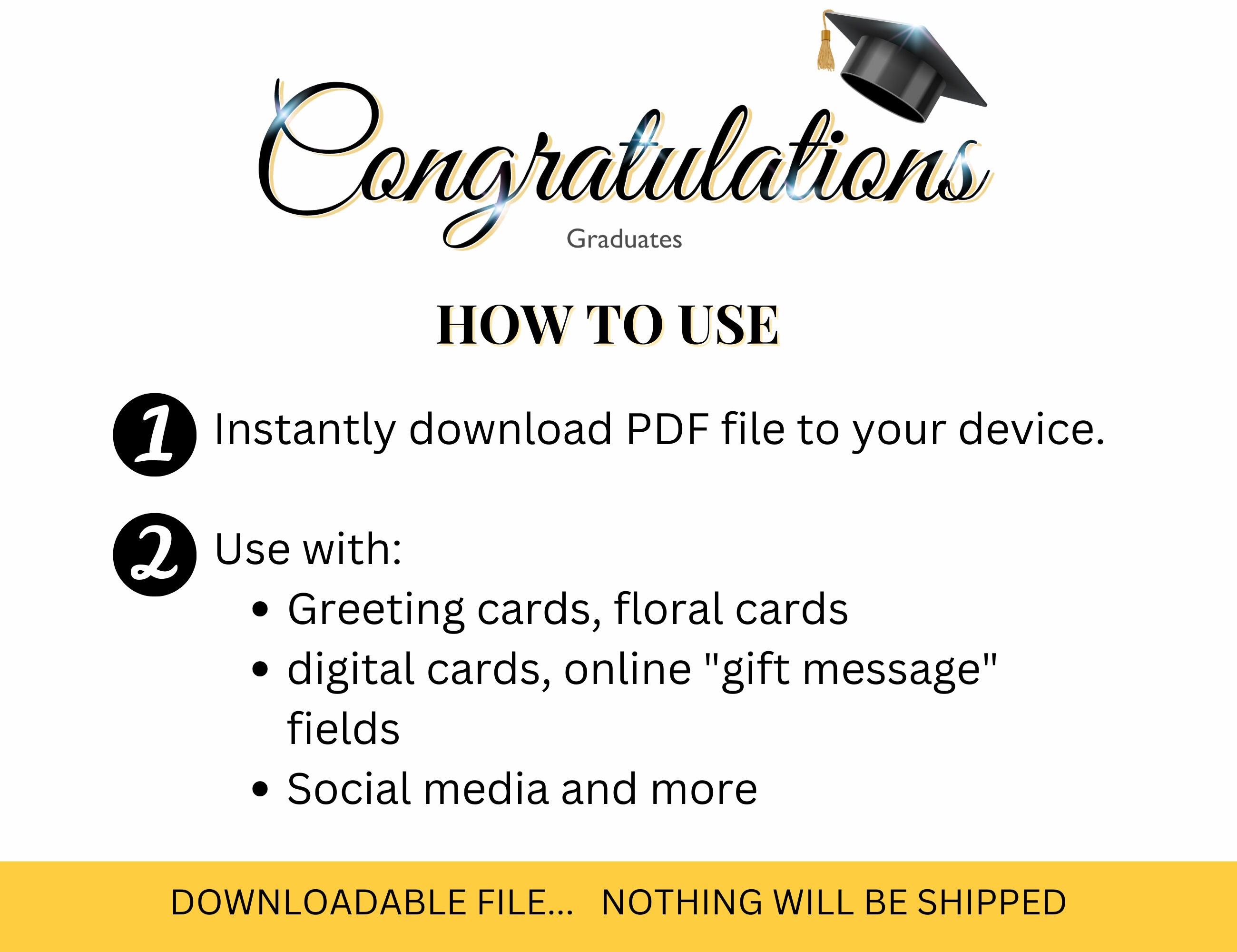 120 Graduation Messages, Wishes to Write in Graduation Cards, 8 Types ...