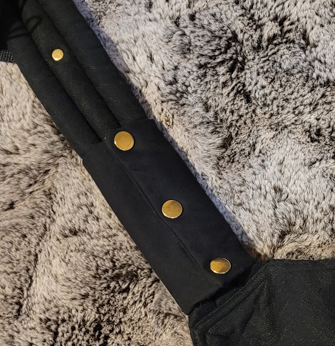 Black Drool Pads to Fit Artipoppe Baby Carrier, Drool Pads, Strap ...