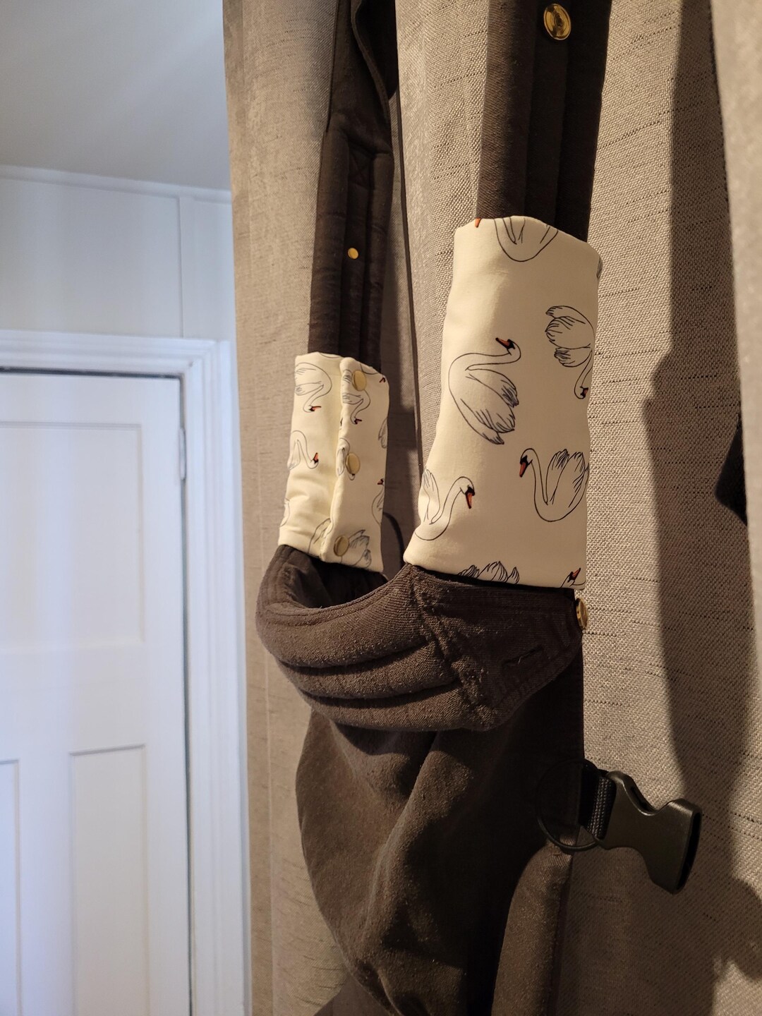 Swan Drool Pads to Fit Artipoppe Baby Carrier, Drool Pads, Strap Covers ...