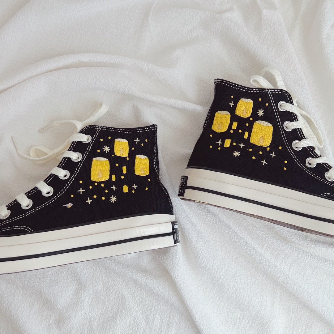 Converse Chuck Taylor Tangled Movie Lanterns Embroidery Classic High ...