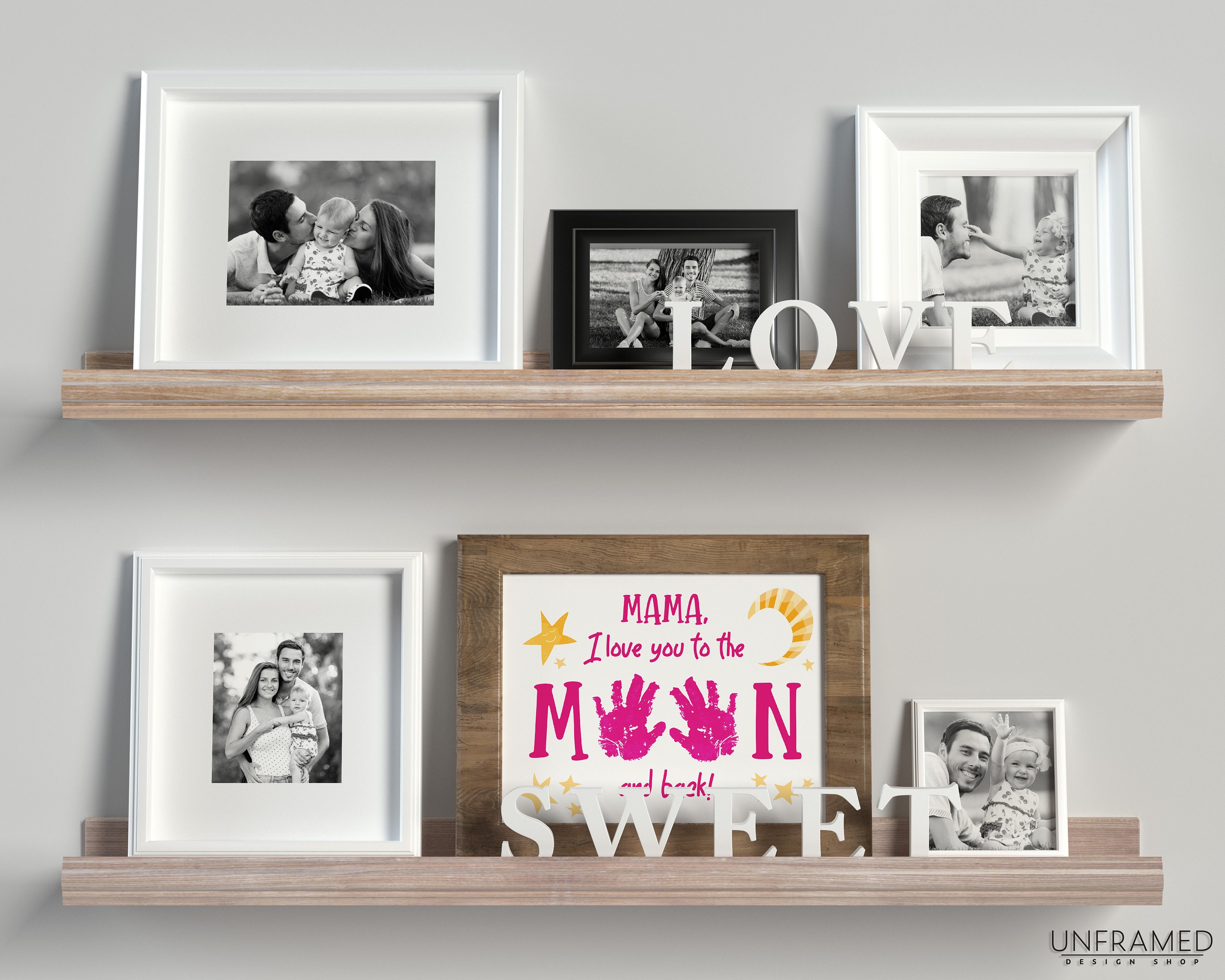 The EASIEST Handprint Keepsake Art Gift for Mom, Printable Handprint ...