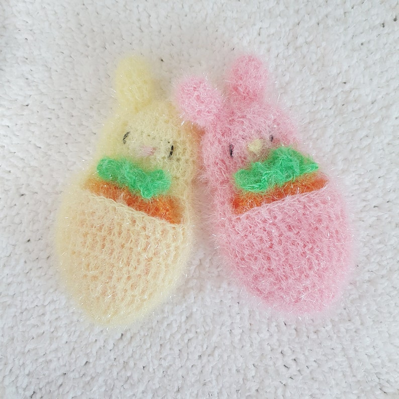Crochet Scrubber - Rabbit & Carrot - Etsy