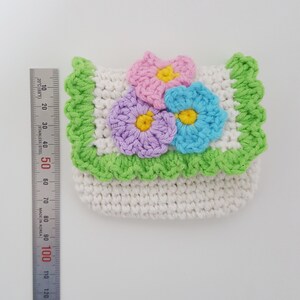 Crochet Wallet, Purse_ Flower (pattern + Pictorial) - Etsy