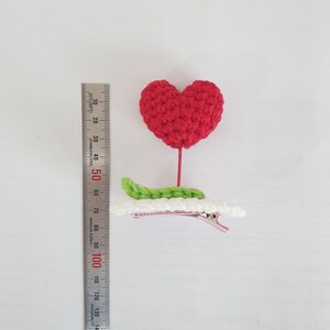Crochet Hart Hair Pin (pattern + Pictorial) - Etsy